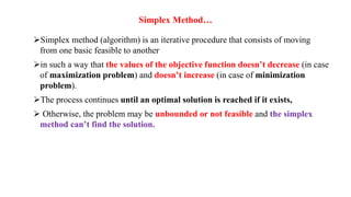 Simplex method material for operation .pptx