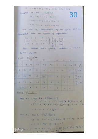 Simplex Method | PDF