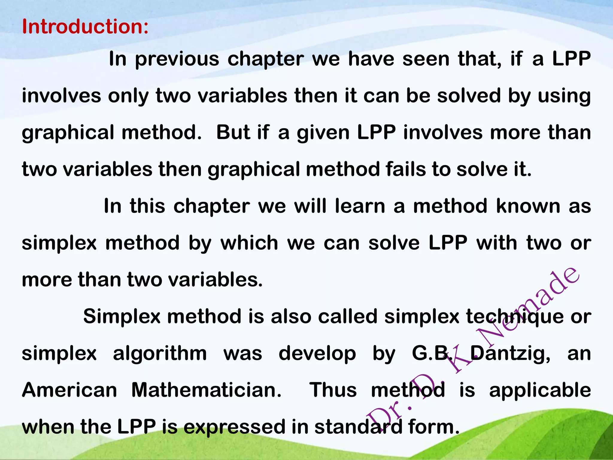 Simplex method | PDF