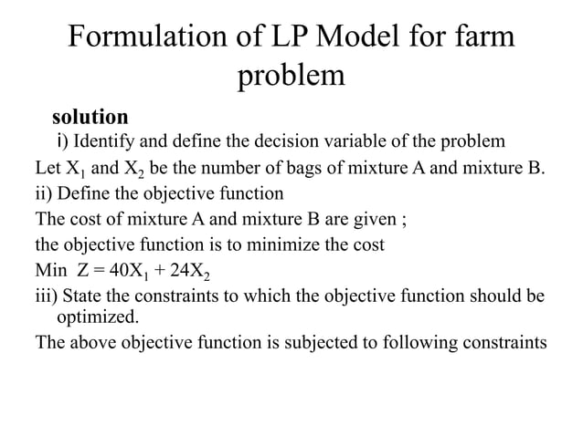 Simplex method concept, | PPTX | Computer Software and Applications | Computing