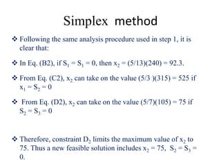 Simplex method concept, | PPT