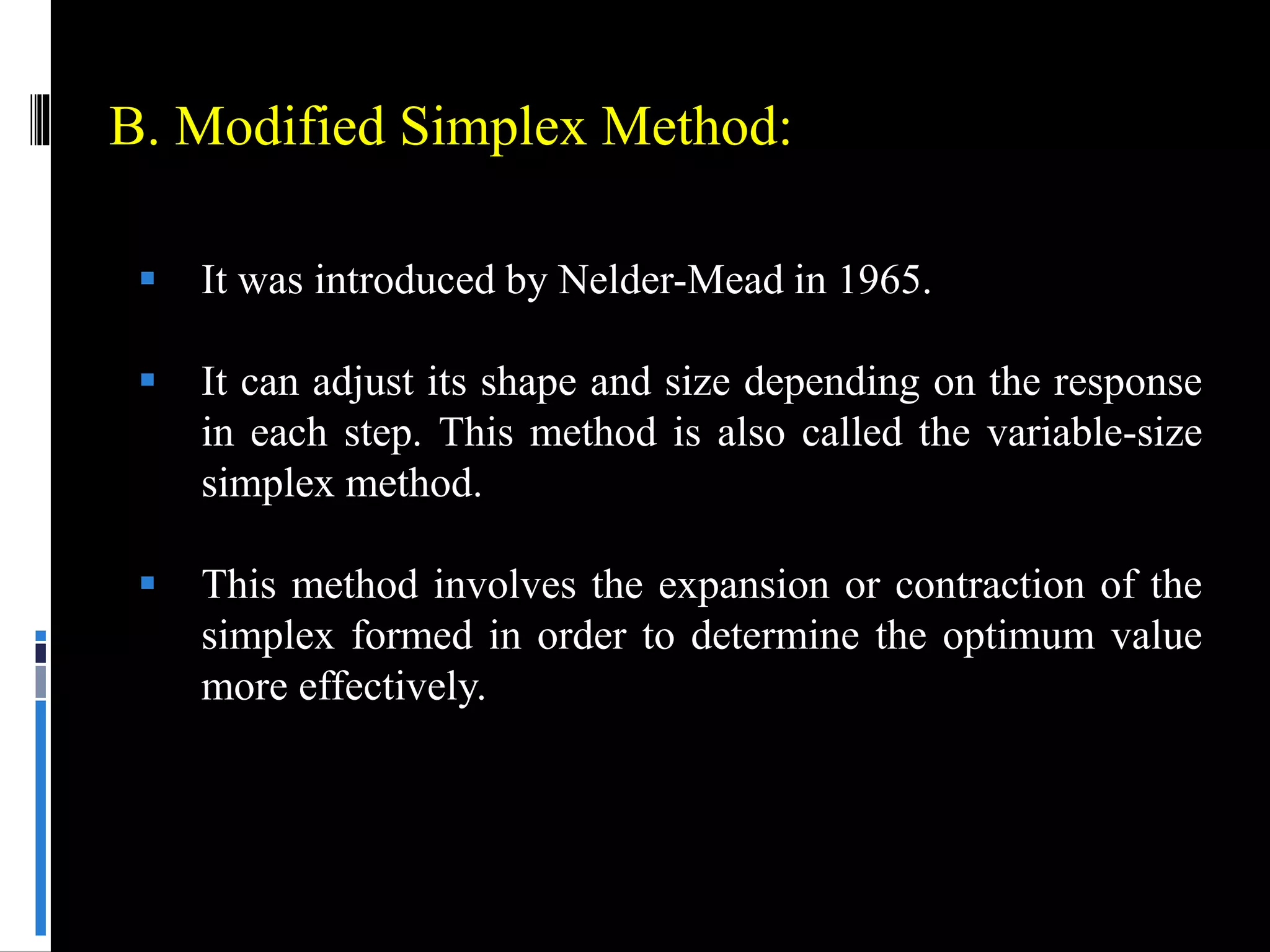 Simplex method of optiization | PPTX