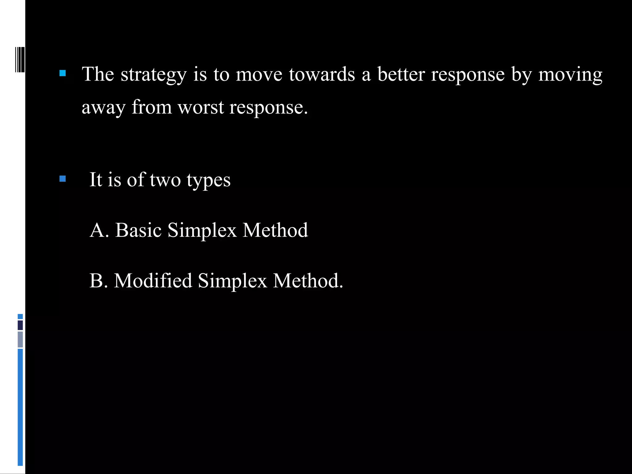 Simplex method of optiization | PPTX