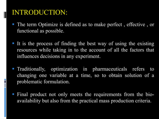 Simplex method of optiization | PPTX