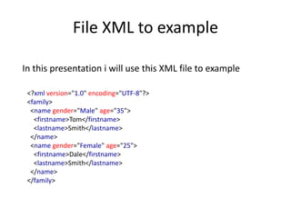 Simple xml in .net