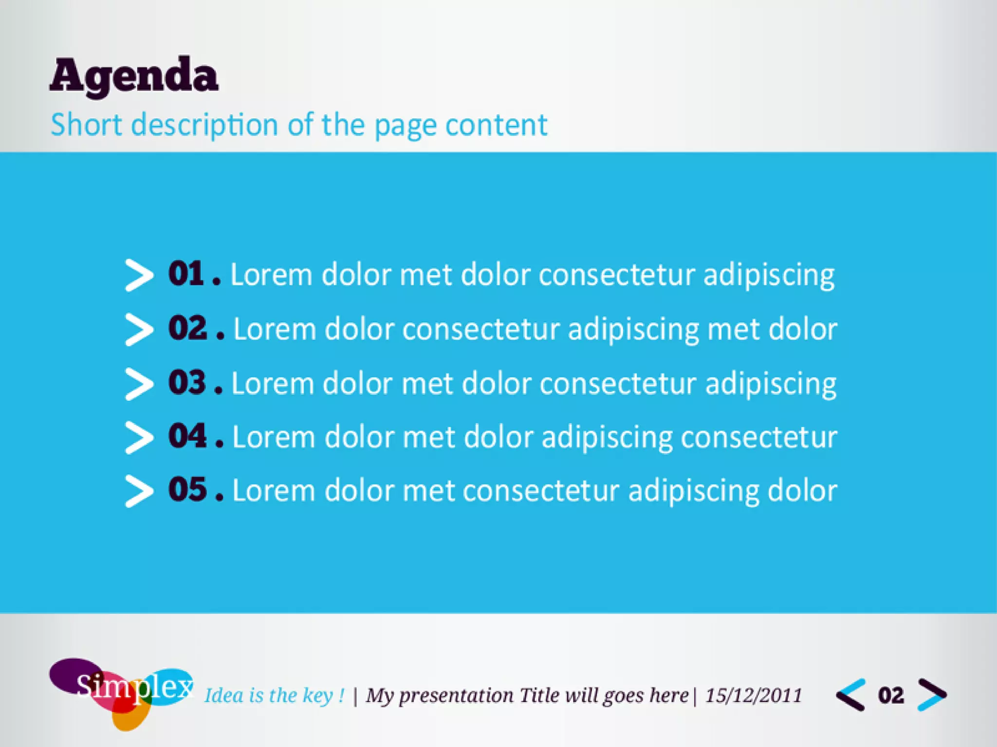 SimplexPowerpoint Template | PPT