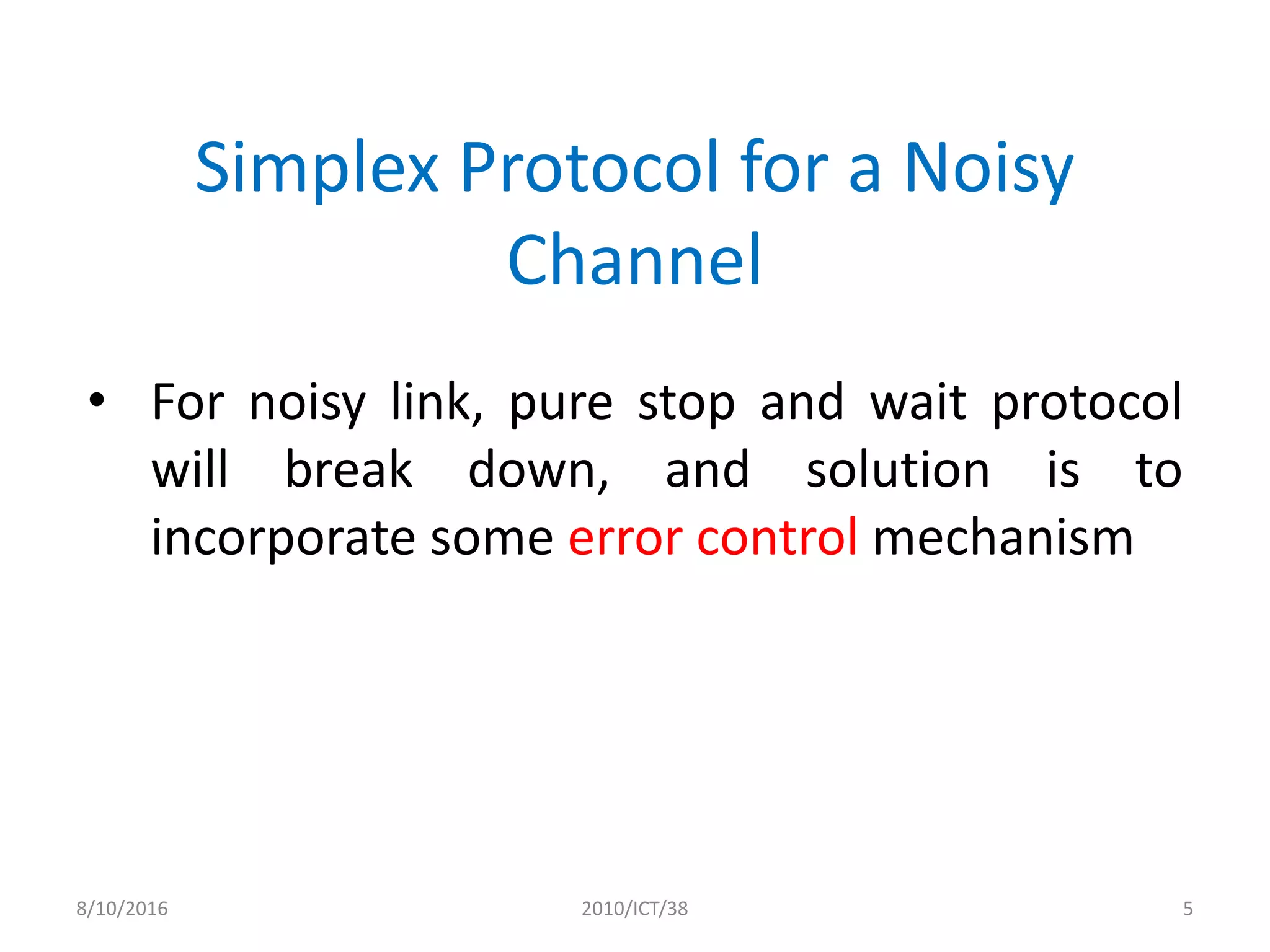 Simplex stop and_wait_protocol | PPTX