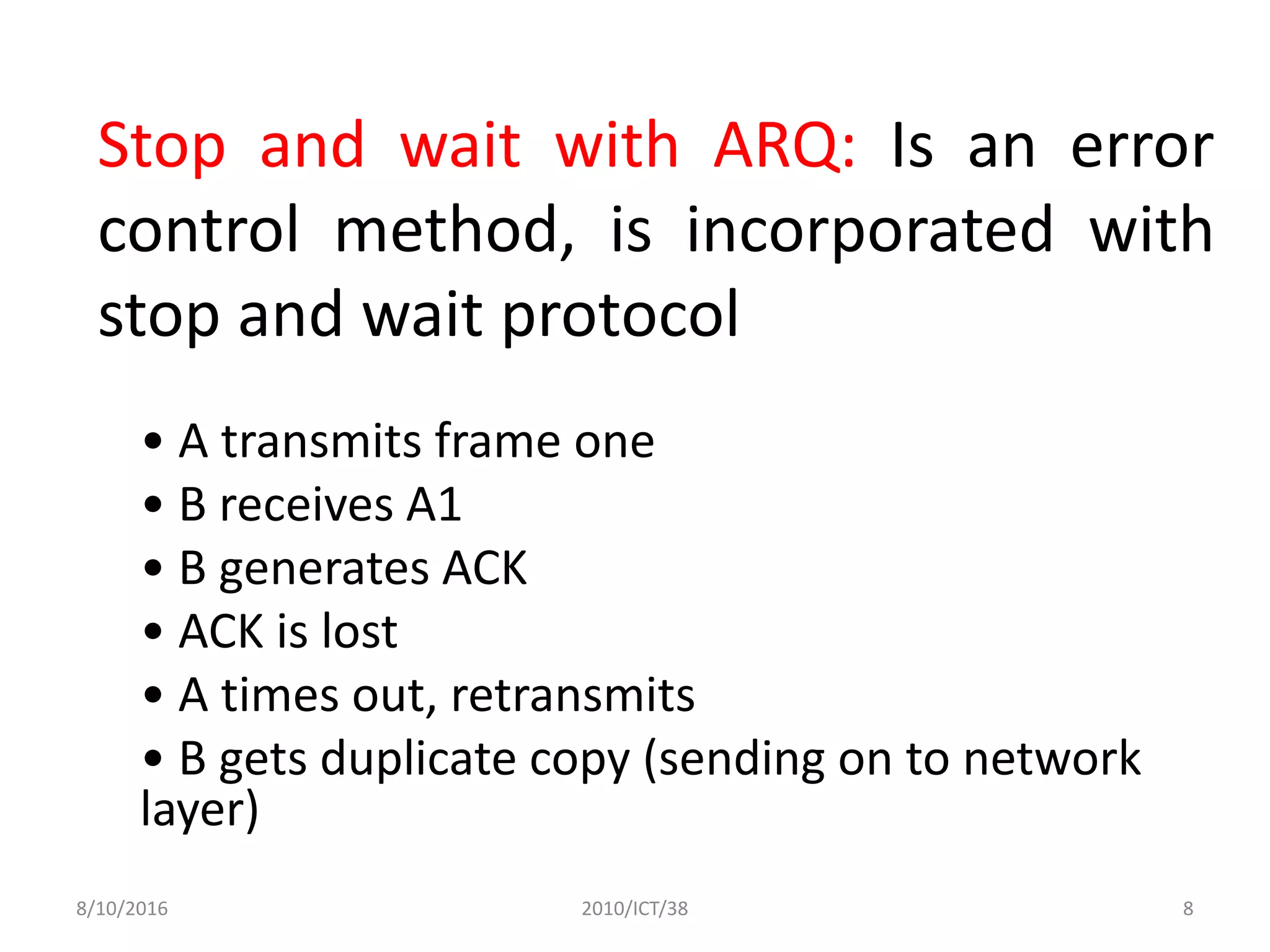Simplex stop and_wait_protocol | PPTX