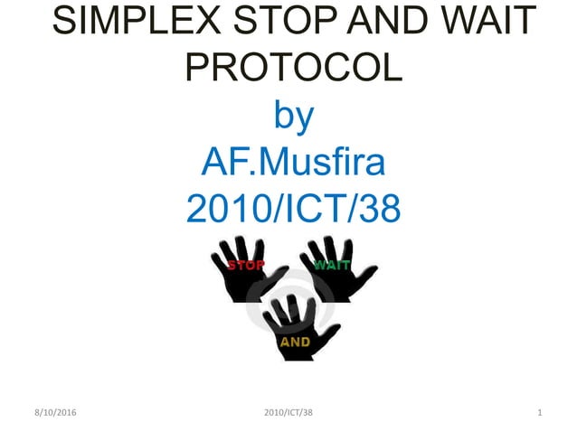Simplex stop and_wait_protocol | PPTX