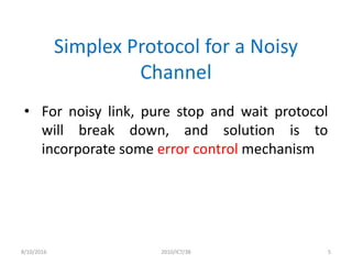 Simplex stop and_wait_protocol | PPTX