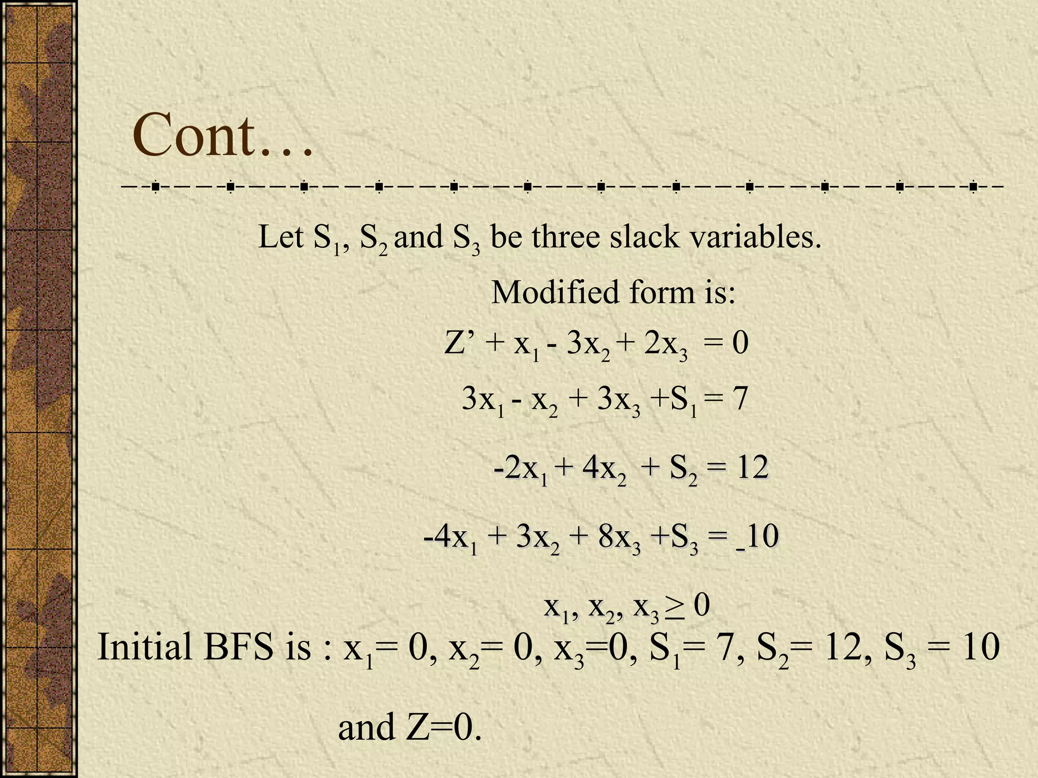 Simplex two phase | PPT