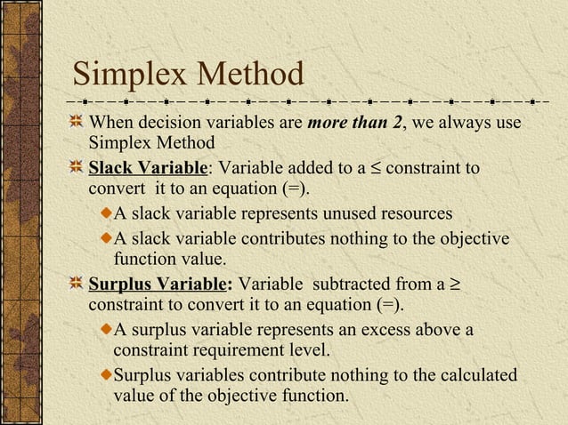 Simplex two phase | PPT
