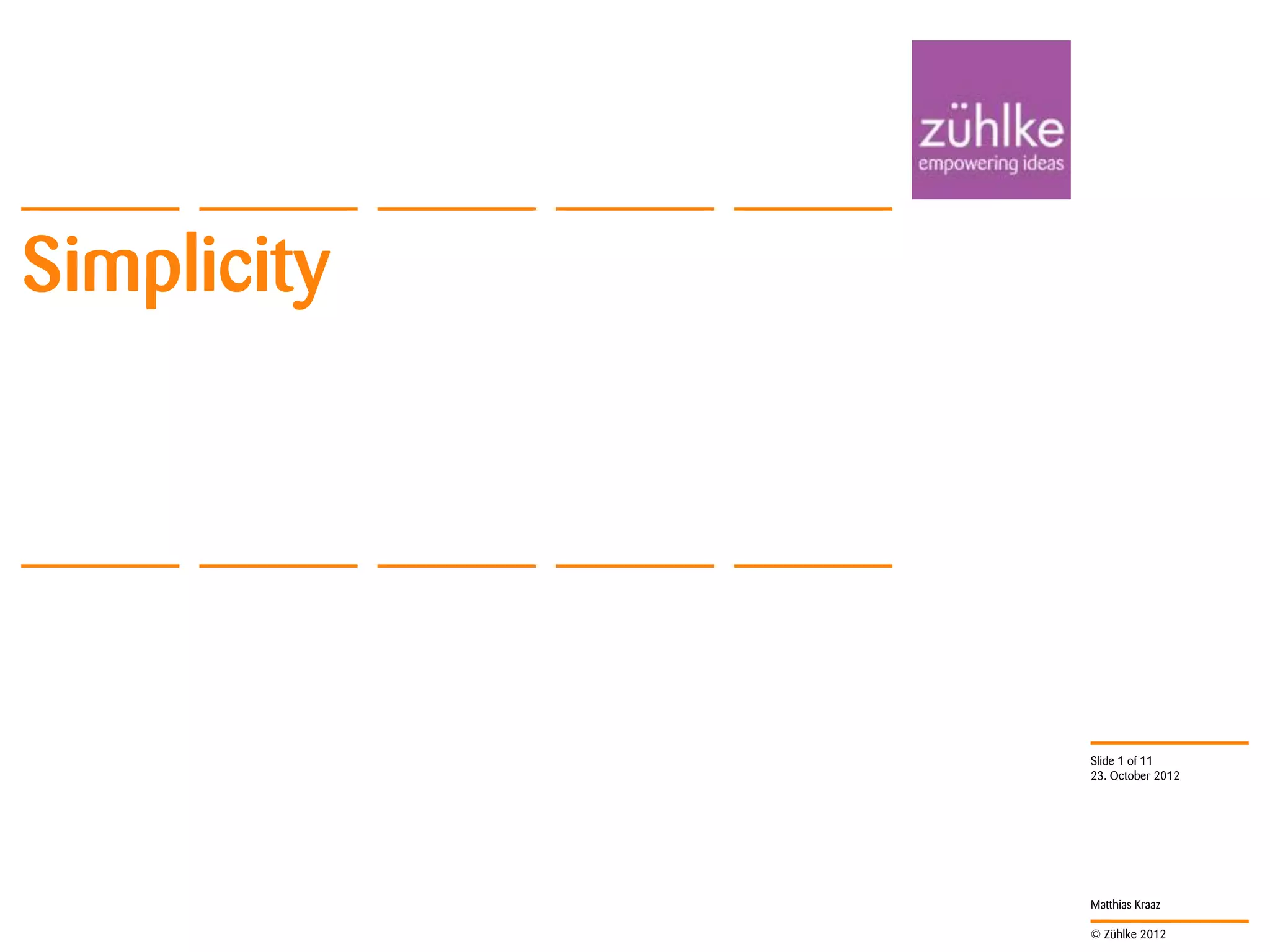 Simplicity - The Art Of Maximizing The Amount Of Work Not Done | PPTX