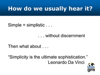 Simplicity Beyond Complexity | PPTX | Christianity | Religion ...