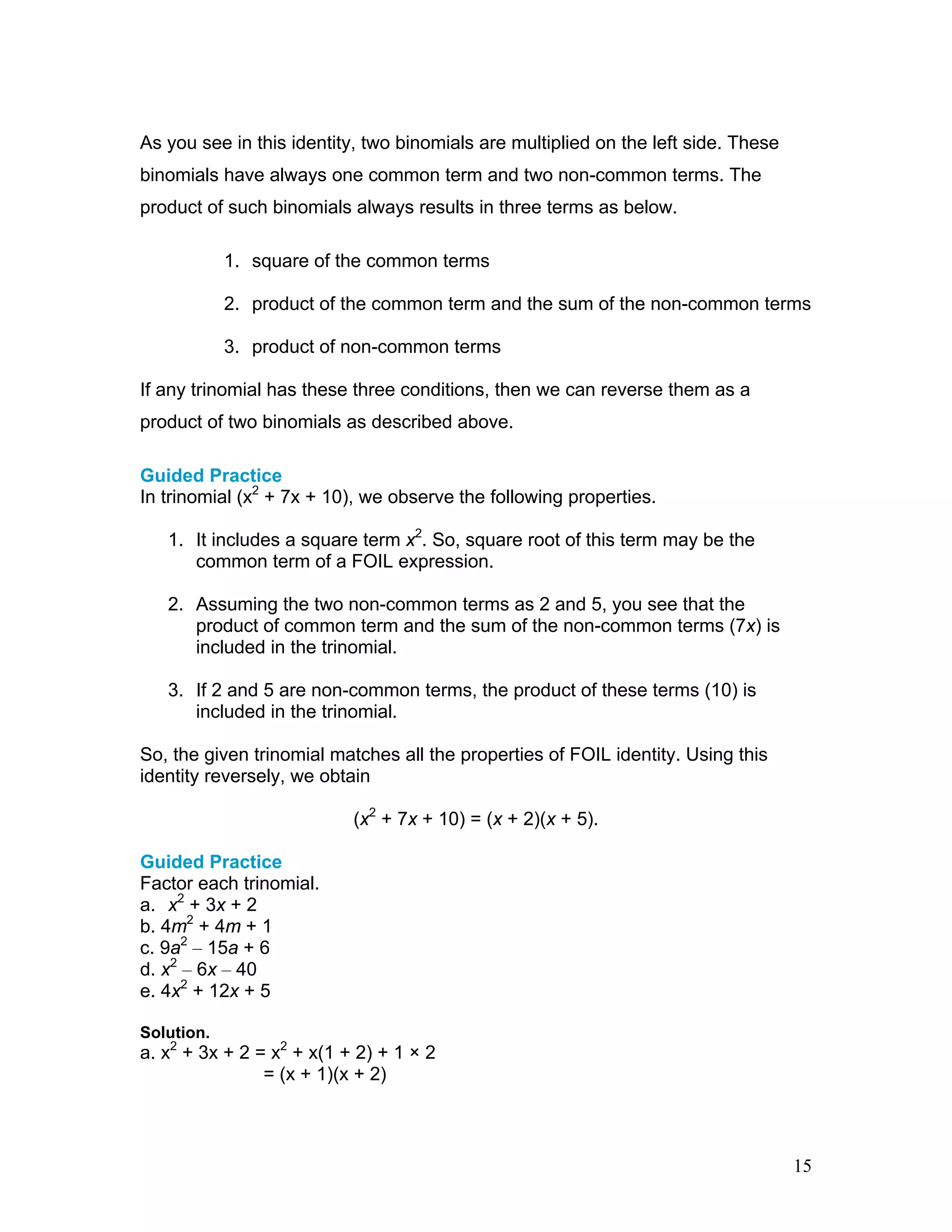 Algebraic Simplification and evaluation | PDF