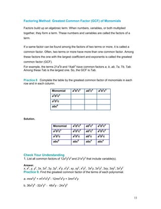Algebraic Simplification and evaluation | PDF