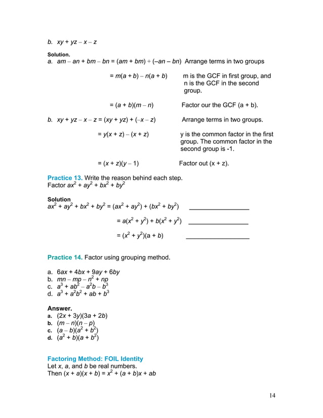 Algebraic Simplification and evaluation | PDF