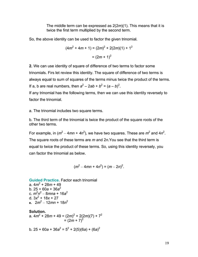 Algebraic Simplification and evaluation | PDF