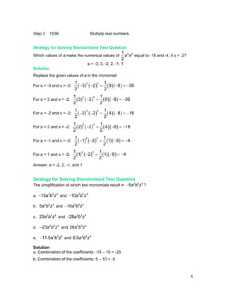 Algebraic Simplification and evaluation | PDF
