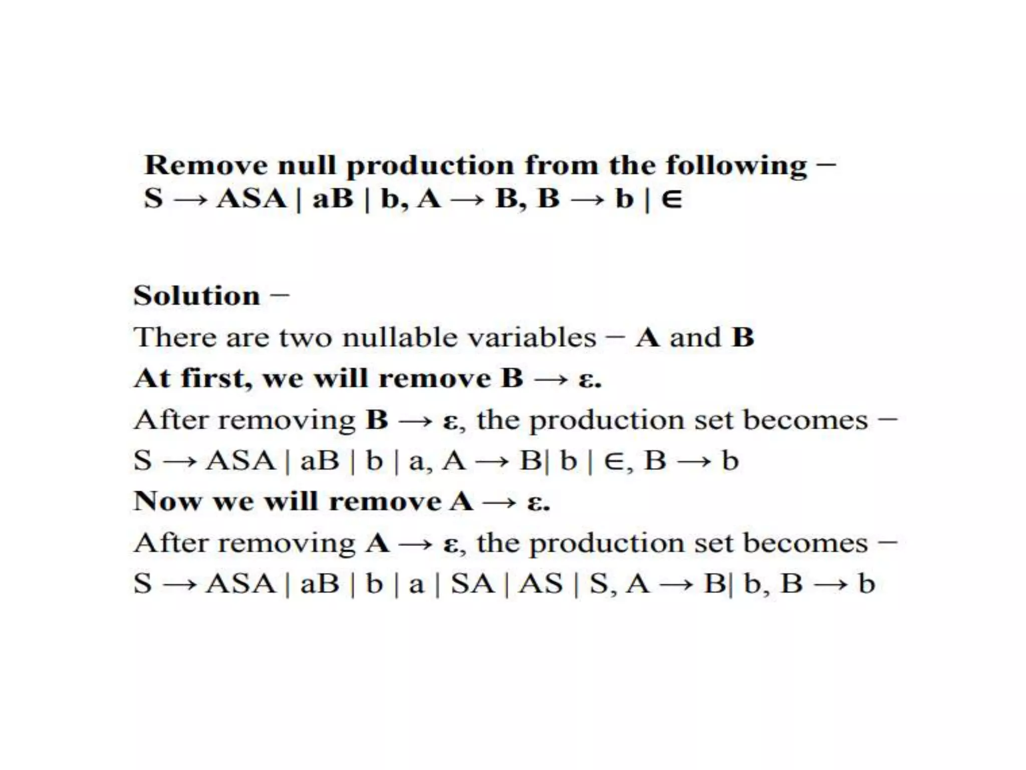 Simplification Of Cfg Ppt Pptx Programming Languages Computing 9479