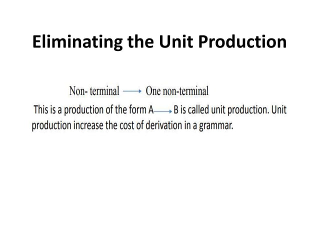 Simplification of cfg ppt | PPTX | Programming Languages | Computing