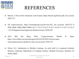 Simplification of Non-Fungible Tokens using RNN Algorithm in Blockchain ...