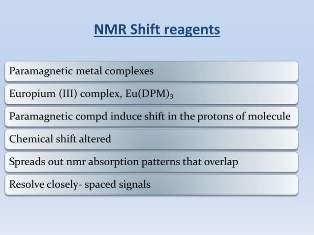 Simplification process of complex 1H NMR and13C NMR | PPTX | Chemistry ...