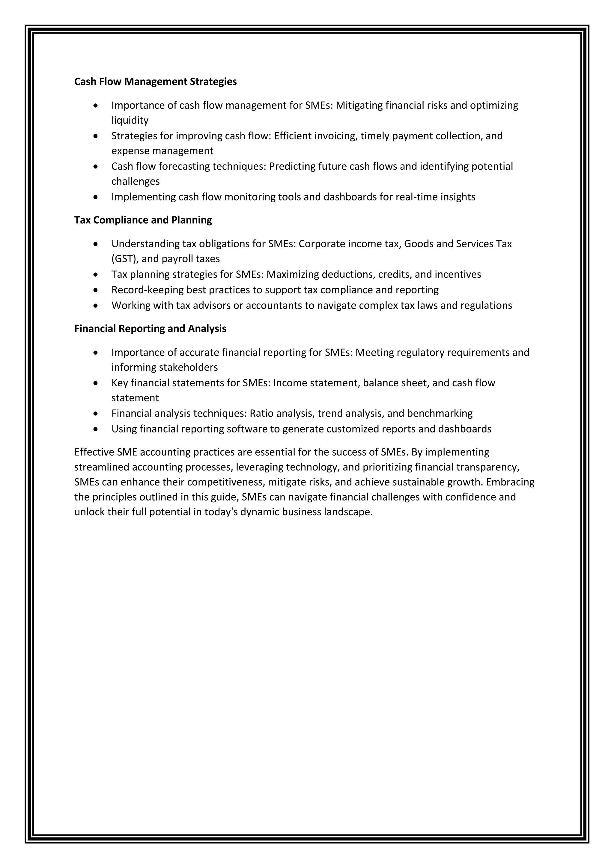 Simplified Accounting Solutions for SMEs A Comprehensive Guide | PDF