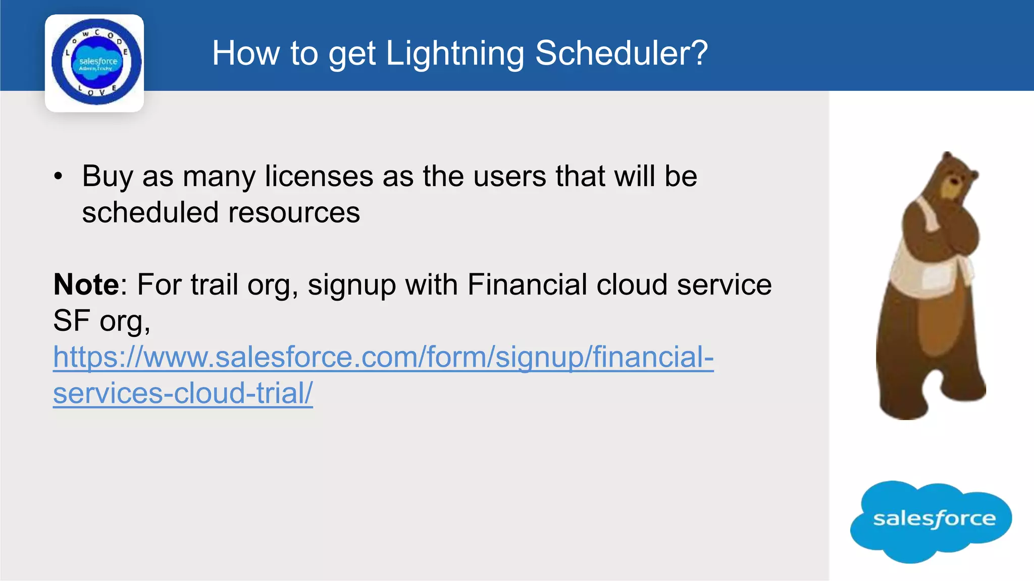 Simplified appointment scheduling using lightning scheduler | PPT