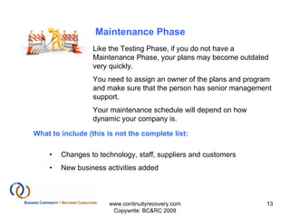 Simplified BCP methodology | PDF