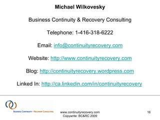 Simplified BCP methodology | PDF