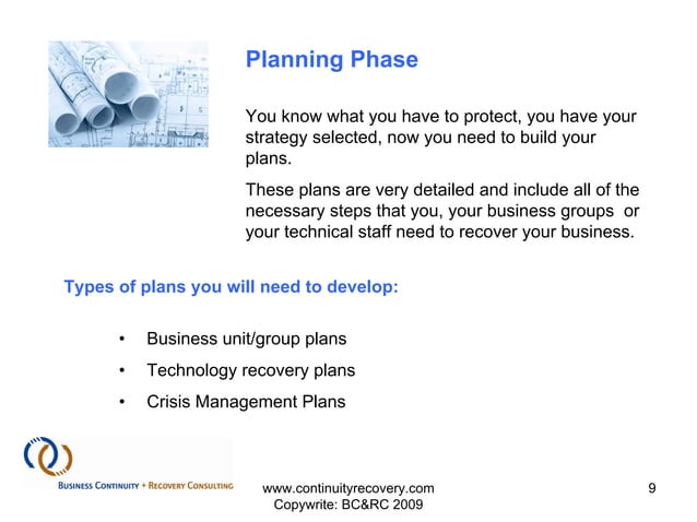 Simplified BCP methodology | PDF | Business | Business and Finance