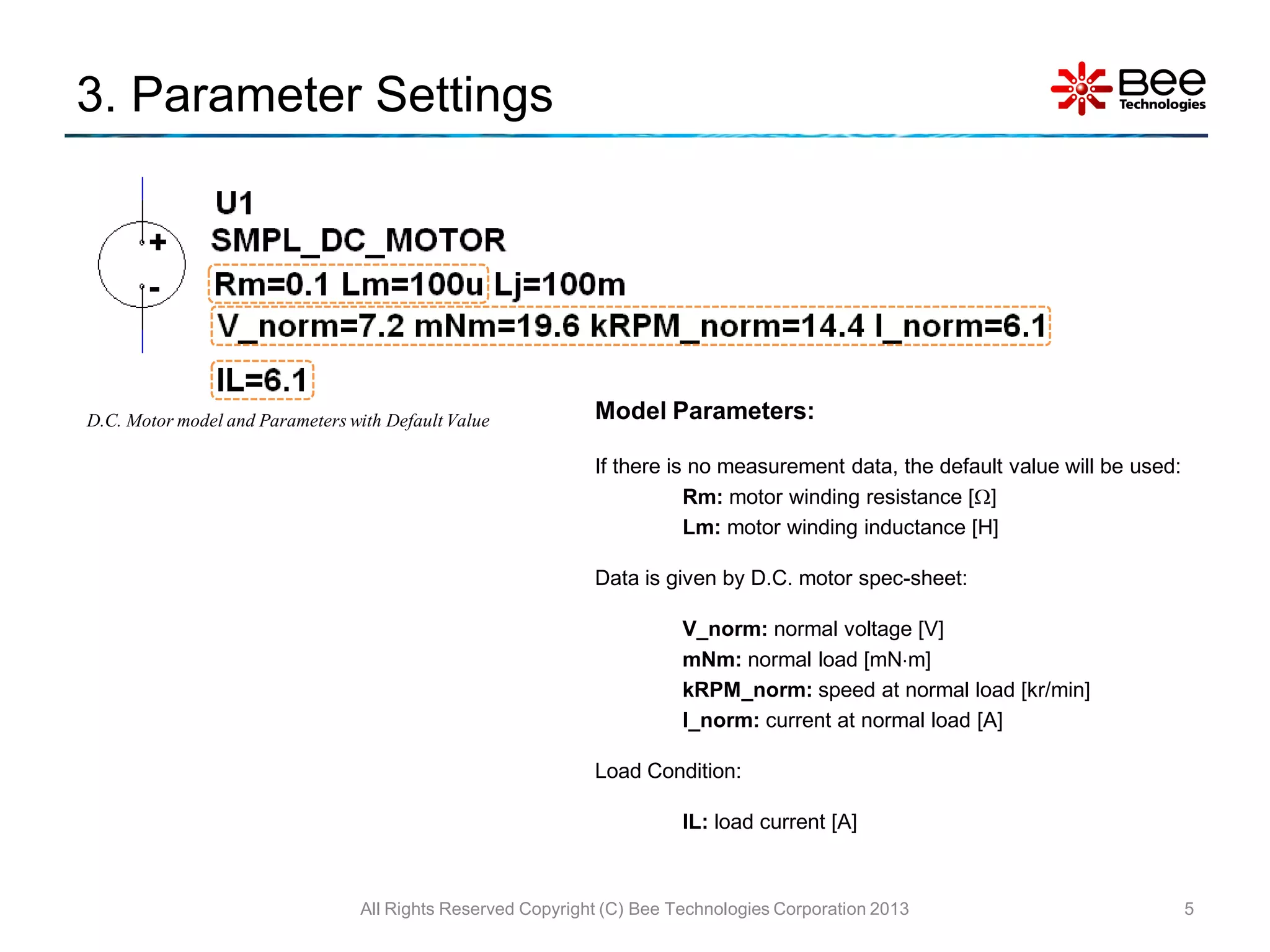 Simple Model of DC Motor using LTspice | PDF