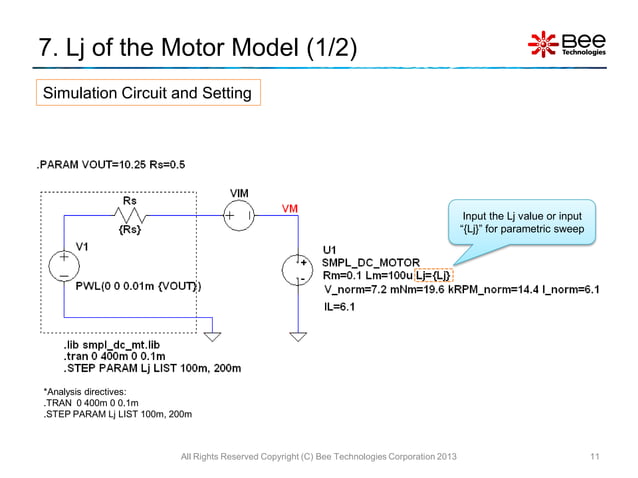 Simple Model of DC Motor using LTspice | PDF
