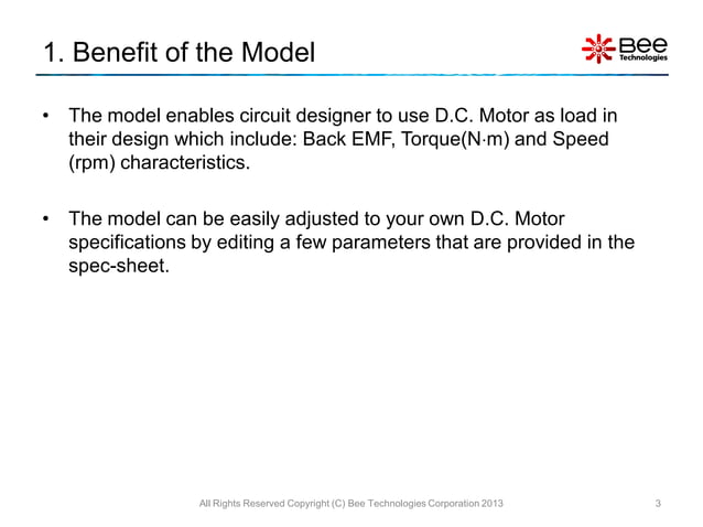 Simple Model of DC Motor using LTspice | PDF
