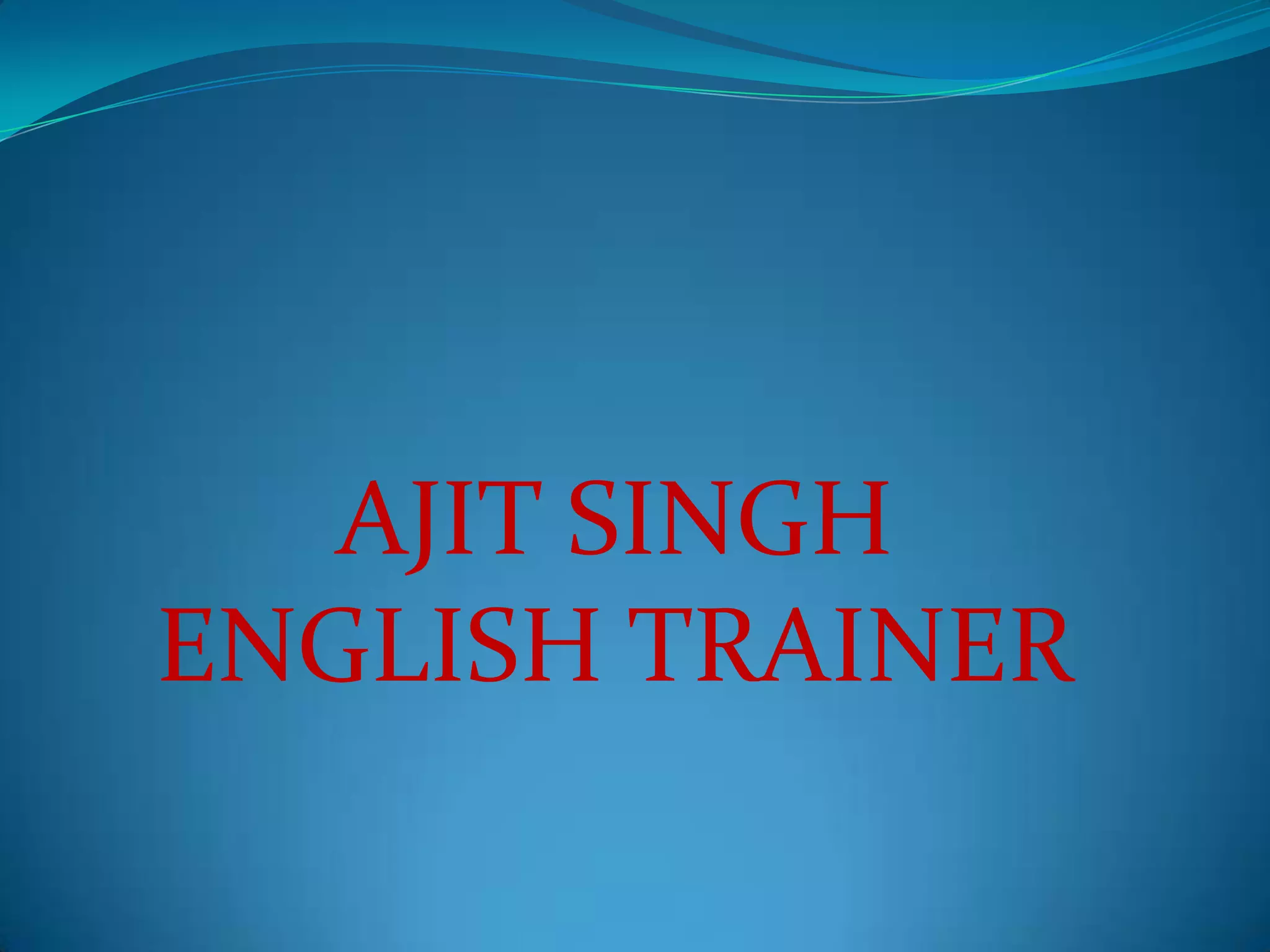 Simplified methods of learning english | PPT