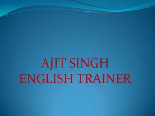 Simplified methods of learning english | PPT