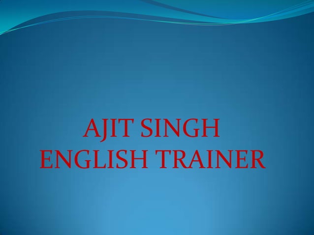 Simplified methods of learning english | PPT