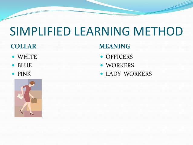 Simplified methods of learning english | PPT