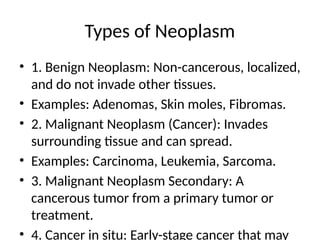 Simplified_Neoplasm of cancer patient_ICD10_Presentation about the ...