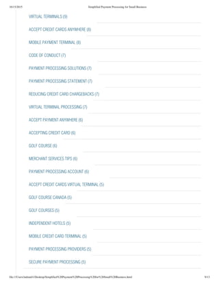 Simplified payment processing for small business | PDF