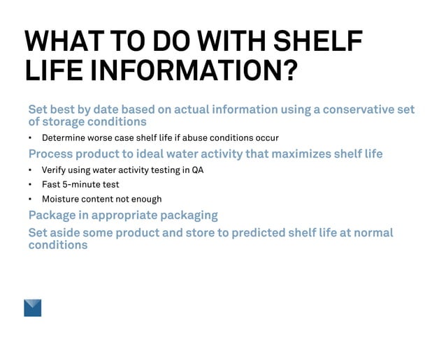 Examining Simplified Shelf Life Testing Methods