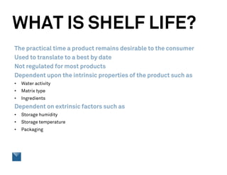 Examining Simplified Shelf Life Testing Methods | PPT