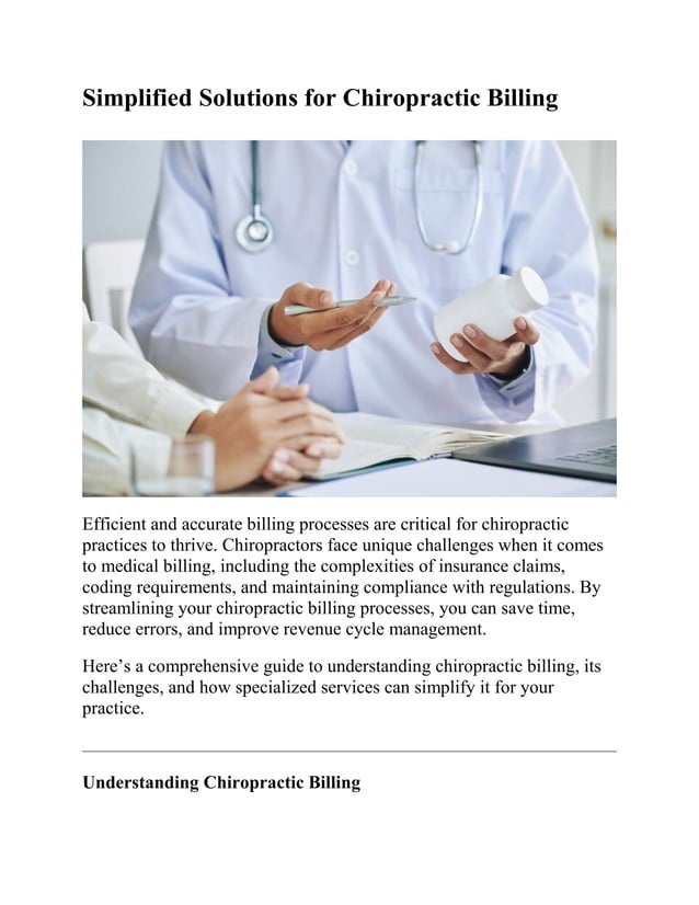 Simplified Solutions for Chiropractic Billing.pdf