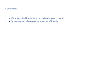 Structured Query Language basics and Introduction | PPT