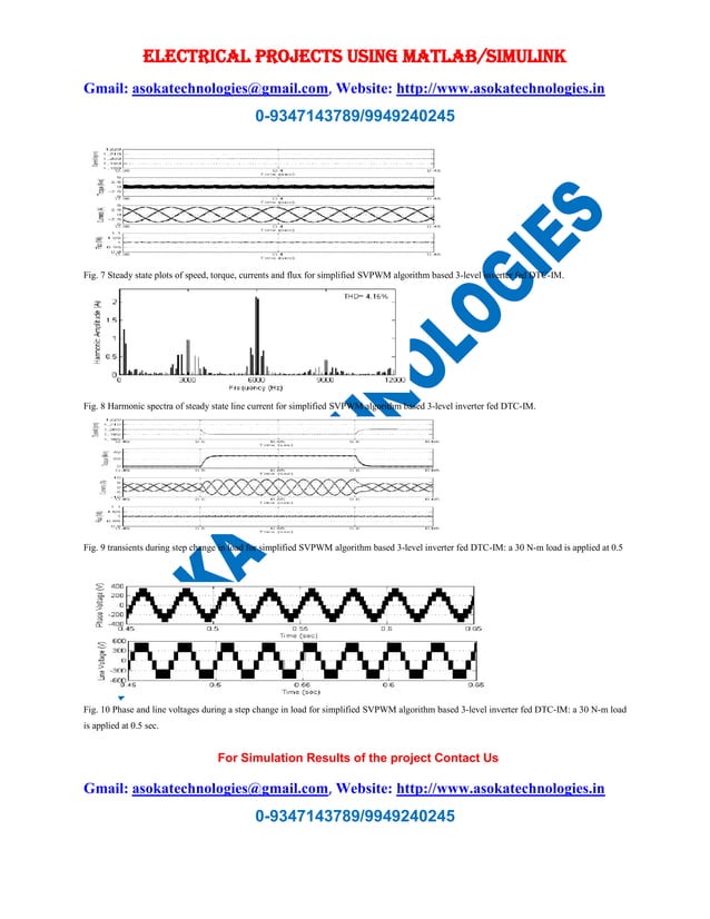 Simplified svpwm algorithm for neutral point clamped 3 level inverter fed dtc im drive | PDF