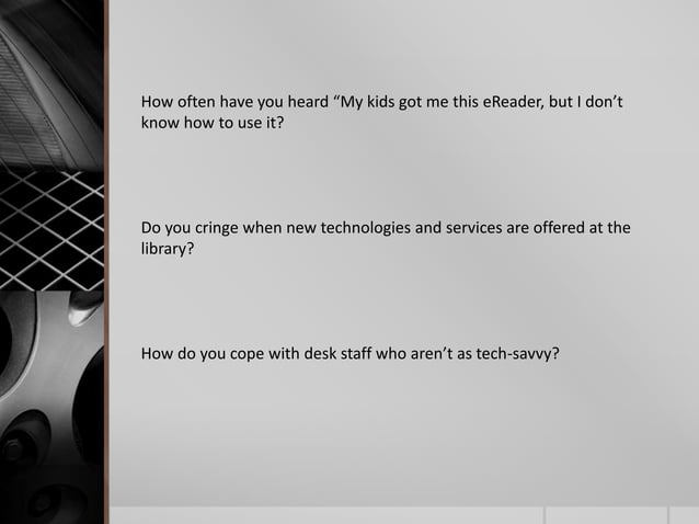 Simplified technology training for the public | PPT