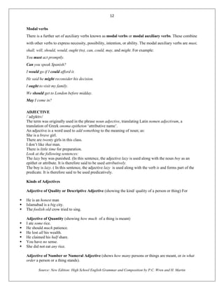 Simplified version, preliminary reading for grammar and syntax (3 ...