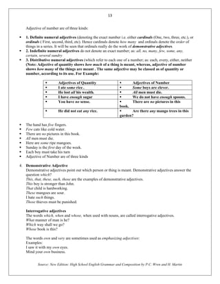 Simplified version, preliminary reading for grammar and syntax (3 ...