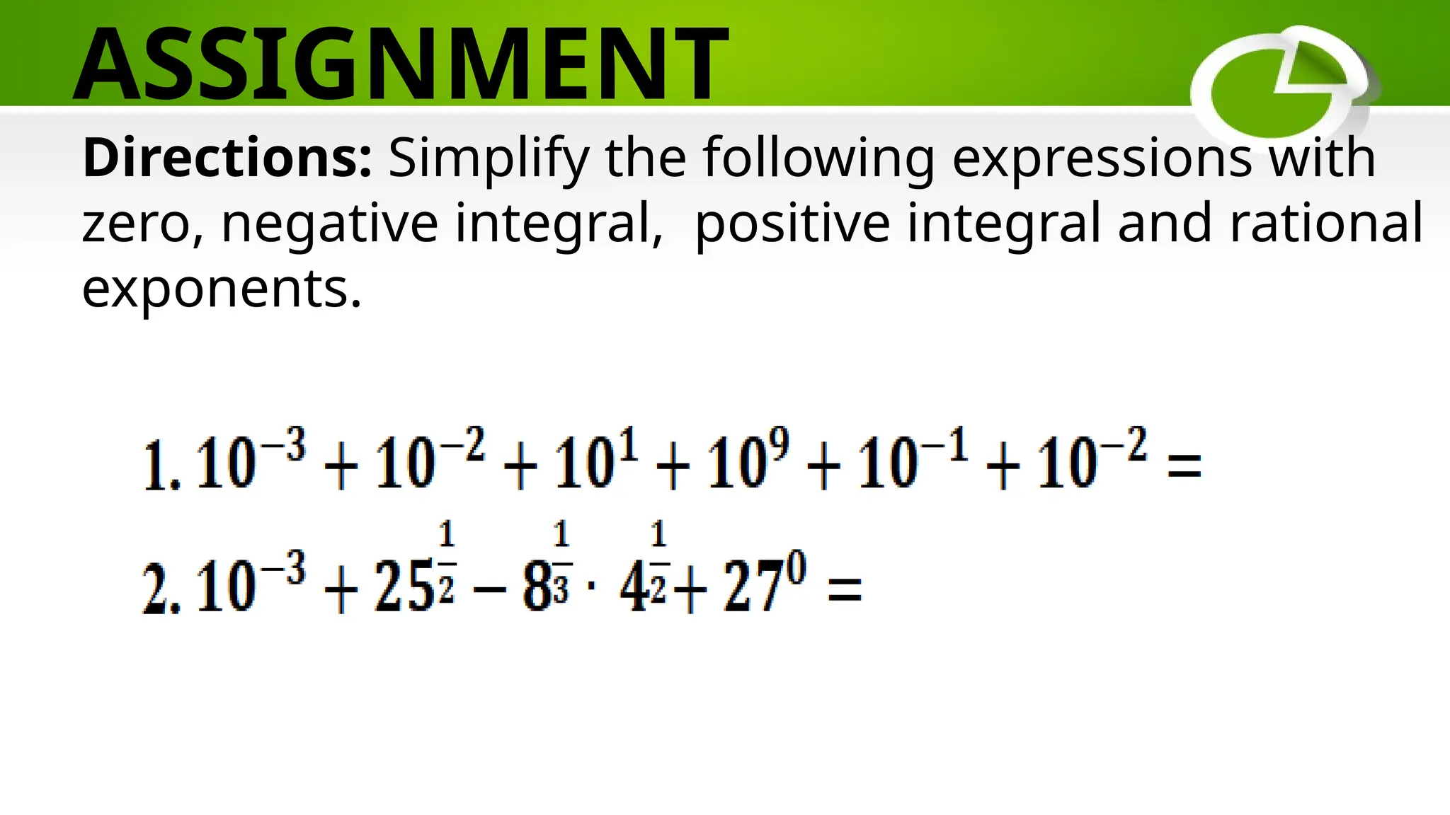 Simplifies expressions with rational exponents..pptx